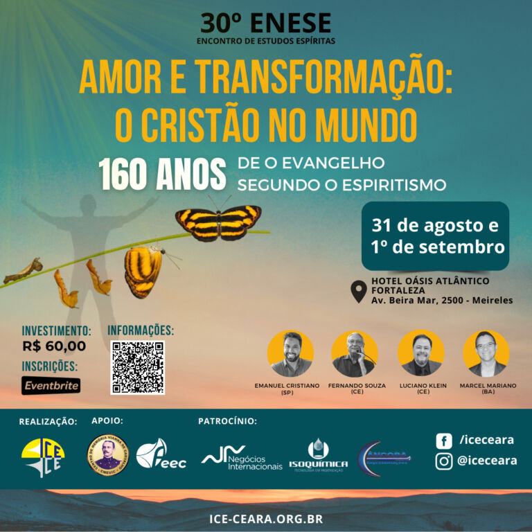 Promovido pelo Instituto de Cultura Espírita do Ceará, Encontro de ...